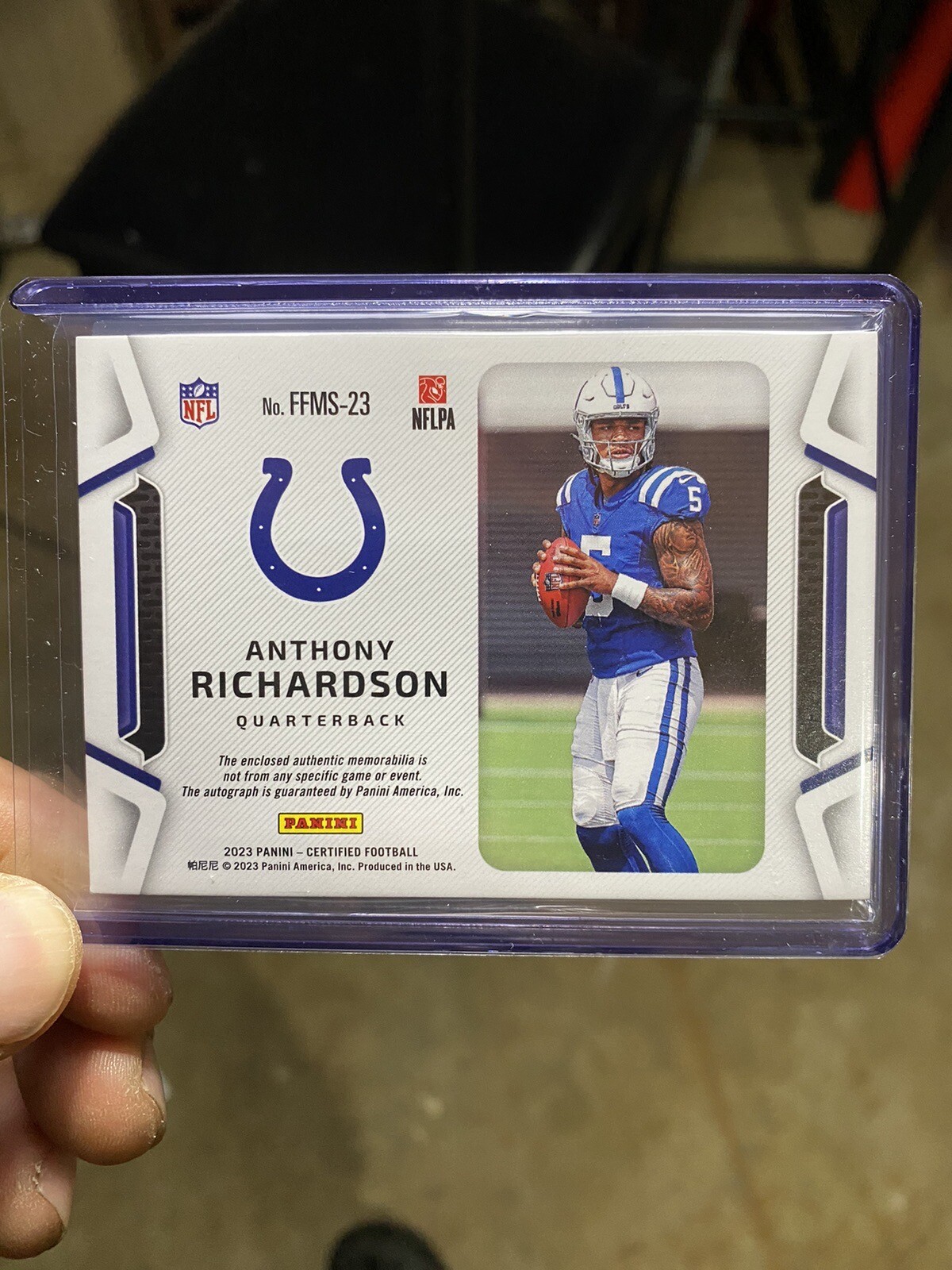 ANTHONY RICHARDSON FOTL RED MIRROR ETCH RC PATCH AUTO /25 SP 2023 ...