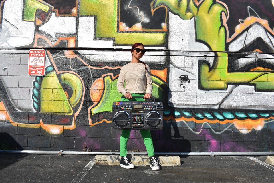 Lasonic I931 Boombox Bluetooth AM/FM EQ USB SD AUX Remote Battery Built ...