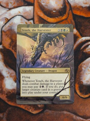 Magic the Gathering Teneb, the Harvester Hand Painted Unique Custom MTG ...