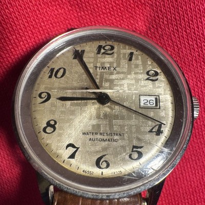 vintage 1970s Timex Viscount Calendar automatic men's watch | eBay