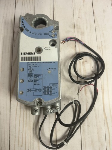 Siemens GCA126.1P OpenAir Electric Damper Actuator 24V 160lb-in Spring ...