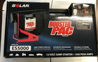 Booster PAC ES5000 1500 Peak Amp 12V Jump Starter | eBay
