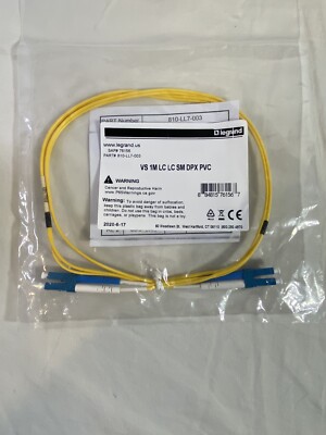 🔥NEW 1 Meter LC To LC Fiber Jumper - VS 1M LC LC SM DPX PVC - 810-LL7 ...