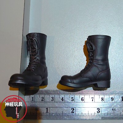 ZYTOYS ZY1027 1/6 Scale USA Army M42 Combat Black Boots For 12" Figure ...