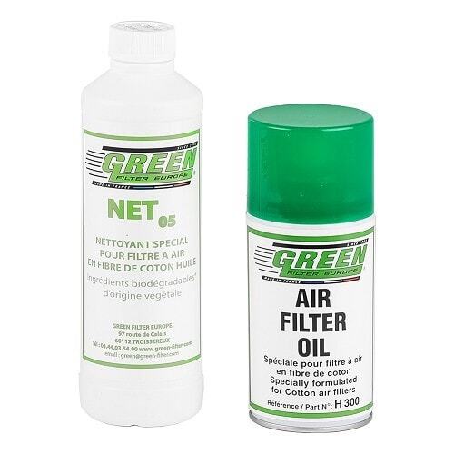 Kit d'entretien complet GREEN FILTER pour filtres à air sport - 500 ...
