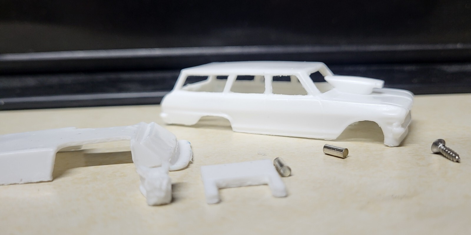 Custom resin 64 Nova Wagon Outlaw Pro Steet drag racing HO scale body 4 ...