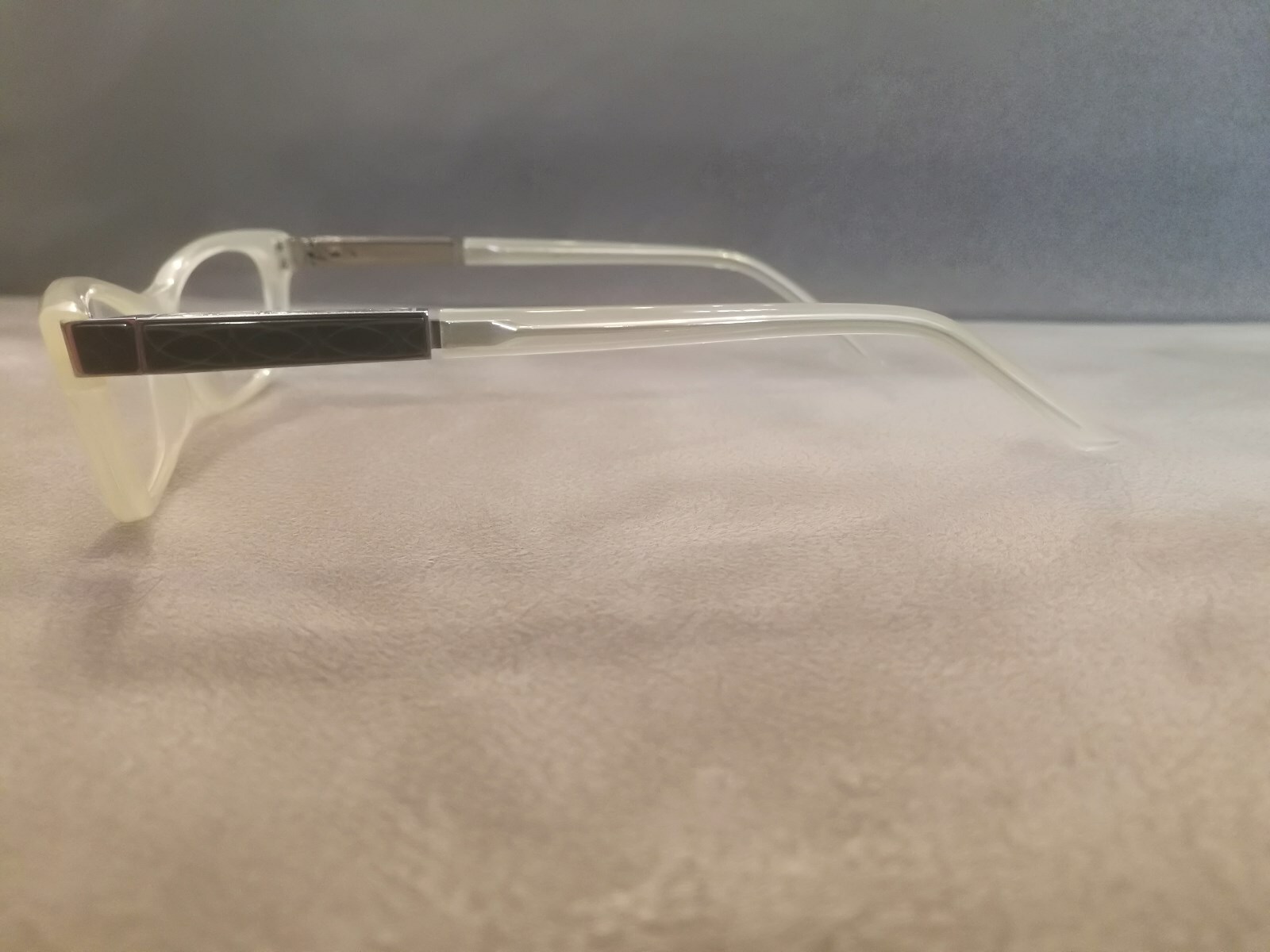 LEISURE SOCIETY Eyeglasses Frames Model COLOMBIA Color White Gold White ...