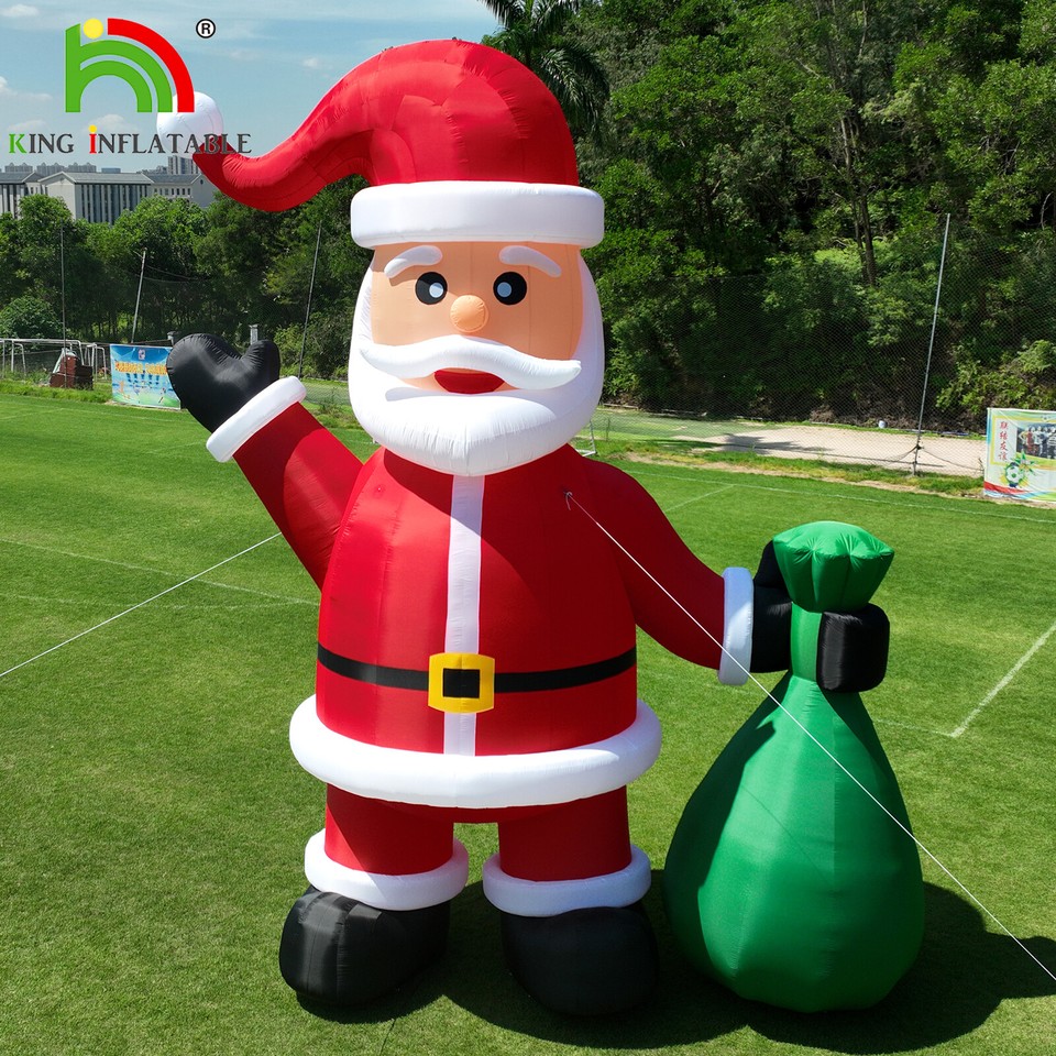 20FT 26FT 33FT Giant Inflatable Santa Claus Fit Outdoor Christmas ...