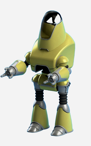 Resin Model Kit proxy for Fallout Robot Protectron 1950's Sci Fi ...