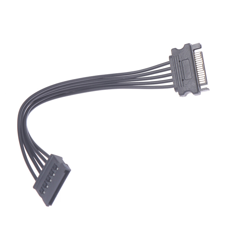 SATA to 15Pin Male To Female Power Extension Cable HDD SSD SATA Power ...