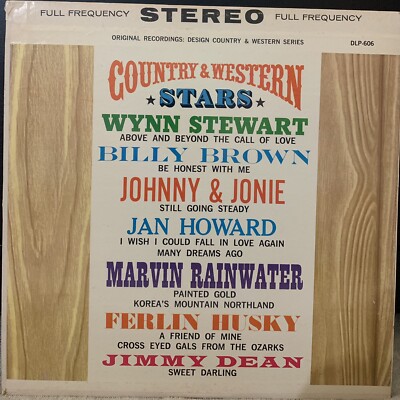 Country & Western Stars Wynn Stewart, Jan Howard, Jimmy Dean 1962 - DLP ...