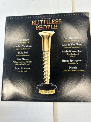 RUTHLESS PEOPLE ORIGINAL MOTION PICTURE SOUNDTRACK VINYL LP BRUCE EPIC ...