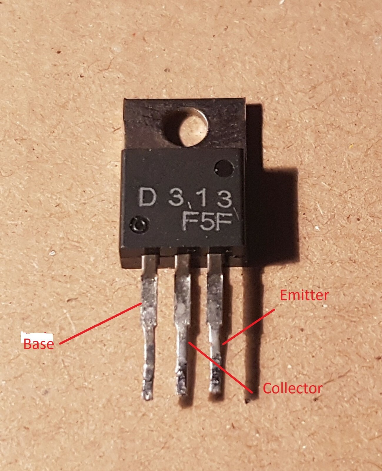 (5x) 2SD313 NPN Power Transistor for Commodore 64, Genuine part working ...