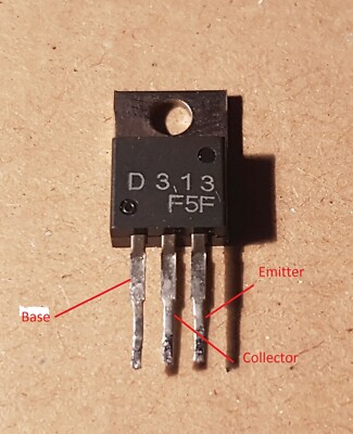 (5x) 2SD313 NPN Power Transistor for Commodore 64, Genuine part working ...