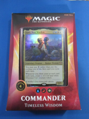 Magic the Gathering Timeless Wisdom Commander Deck 2020 Ikoria Sealed ...