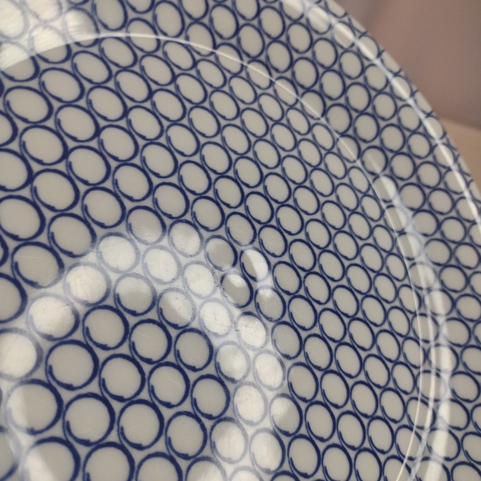 Royal Doulton Pacific Plates 9-1/2" Blue White Different Patterns ...