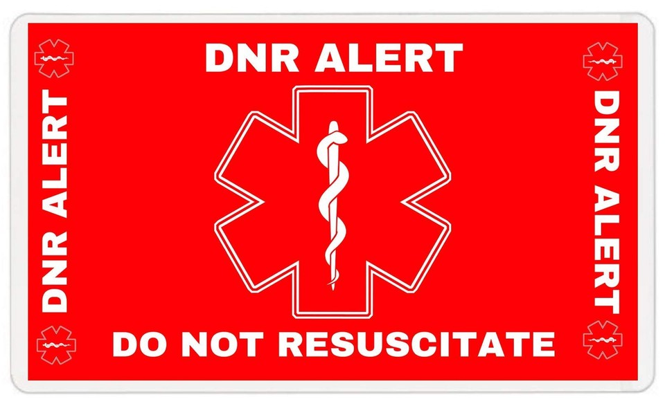 DNR Do Not Resuscitate Wallet Card (DNR-101) Quantity: (2) 600138421151 ...