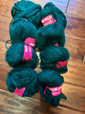 8 SKEINS MORLANA JADE BY JACK FROST DUPONT ORLON USA SPUN MACH WASH/DRY ...