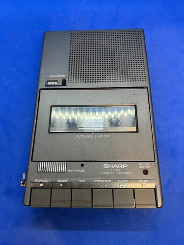Sharp CE-152 Cassette Recorder Player Vintage Electronics Working Read ...