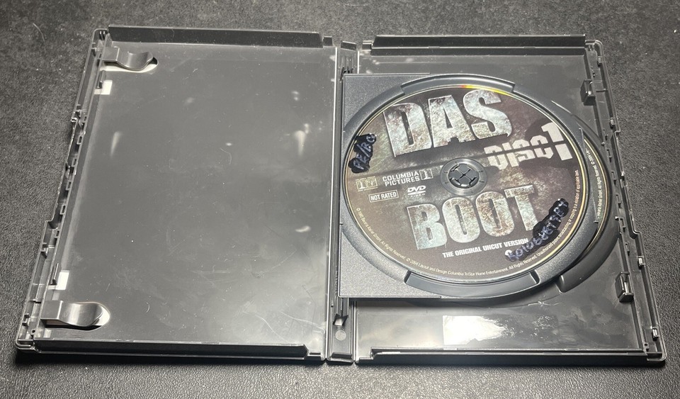 Das Boot (DVD, 1981) The Original Uncut Version Ex Library Copy Tested ...