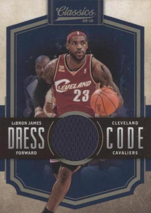 2009-10 Panini Classics - Dress Code LeBron James #18 Jersey /199 (MEM ...