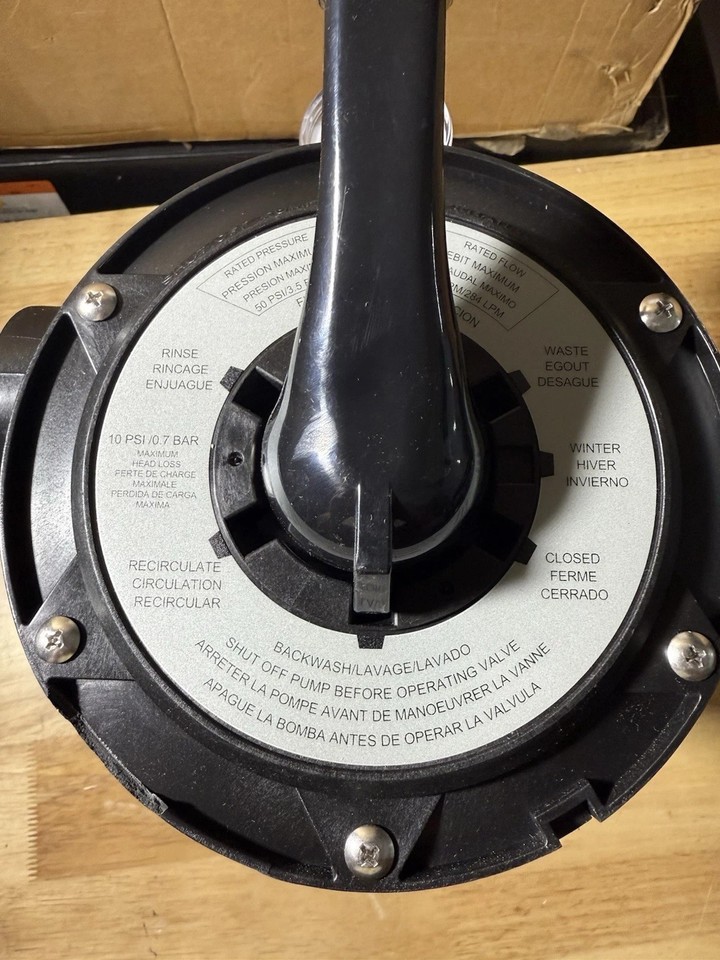 SP0714T VariFlo Top Mount Multiport 1.5" Seven Position Control Valve ...