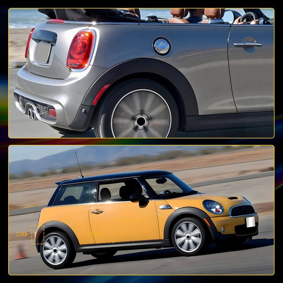 For Mini R55 R56 R57 R58 R59 R60 R61 Front Rear Bumper Side Marker ...