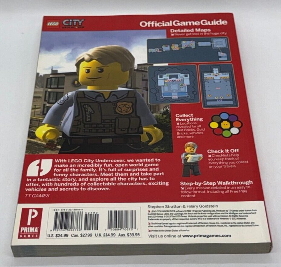 LEGO CITY UNDERCOVER Official Strategy Game Guide - PRIMA, 2013 - Wii U ...