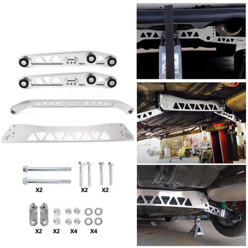 Rear Lower Control Arm Subframe Brace Tie Bar Fit for Honda Civic 92-95 ...