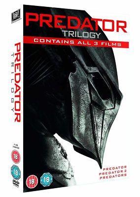 PREDATOR TRILOGY 1 2 3 BOXSET 3 DISC DVD ARNOLD SCHWARZENEGGER R2 ...