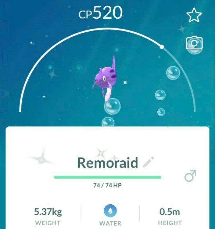 Remoraid Evolution Shiny