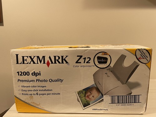 Lexmark Z12 Color Jet Printer 1200 dpi Premium Photo Quality | eBay
