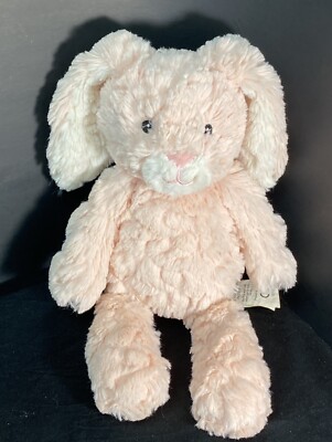 Mary Meyer Pink Bunny Rabbit Floppy White Ears Lovey Soft Plush Stuffed ...