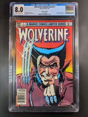 Wolverine Limited Series #1 (Marvel Comics 1982) CGC 8.0, OW/W PAGES ...