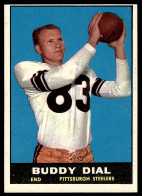 1961 Topps Buddy Dial / RC Pittsburgh Steelers #107 | eBay