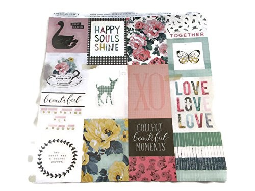 Happy Souls 12x12 Scrapbook Craft Paper - 4 Sheets | eBay
