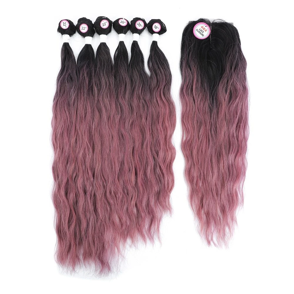 Purple Pink Ombre Weave