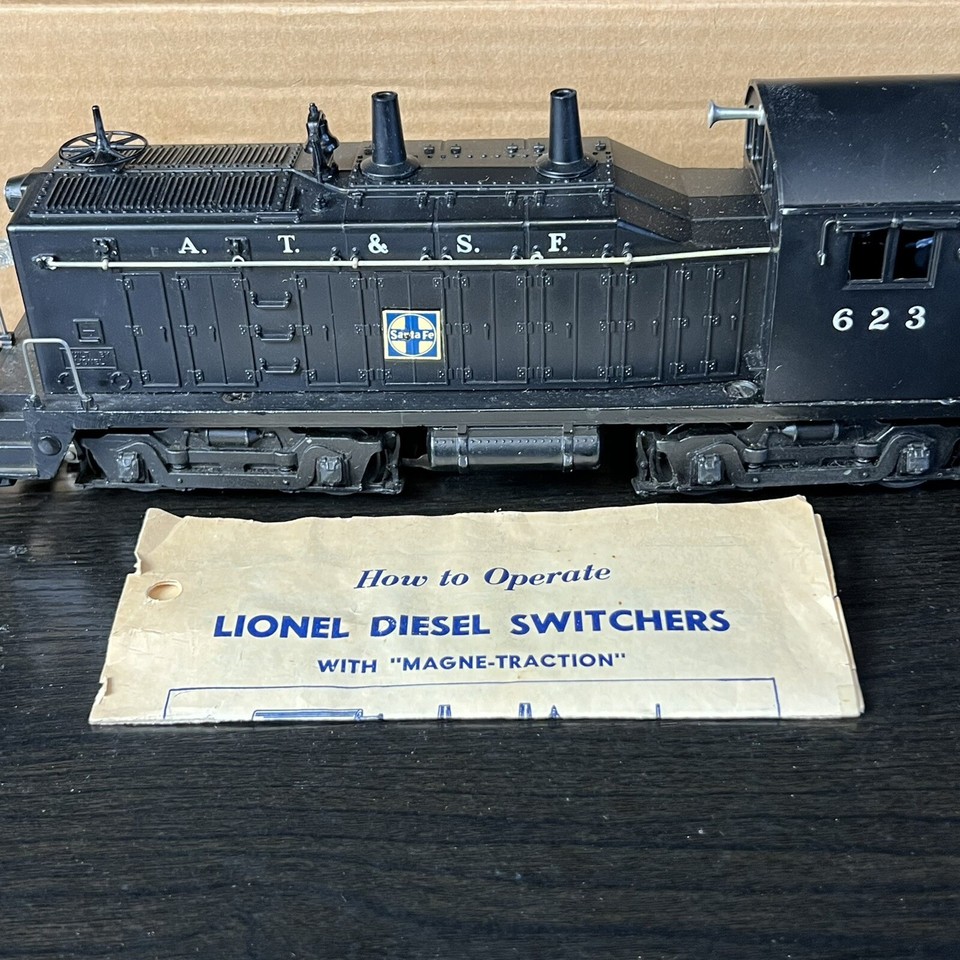 Lionel Santa Fe Diesel Switcher Locomotive Train #623 O Gauge WORKS | eBay