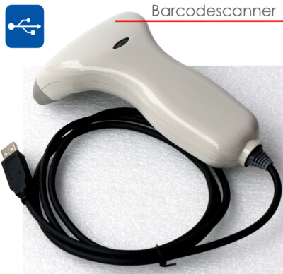USB Scanner BAR Code Scanner Handscanner Retail For Windows XP 7 8 10 ...