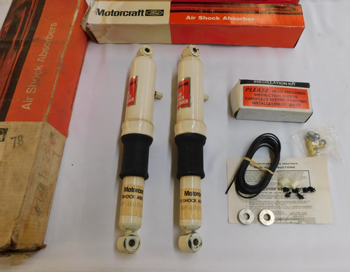 NOS OEM Ford Motorcraft Rear Air Shocks Kit Torino Galaxie LTD Mustang ...
