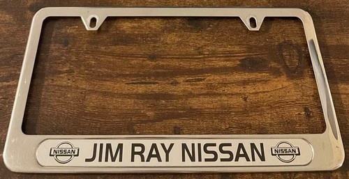 Jim Ray Nissan Dealership Vintage Booster License Plate Frame ...