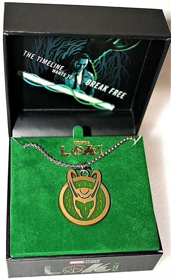 Marvel Studios Streaming Loki Horns Helmet Necklace Pendant New MIB ...