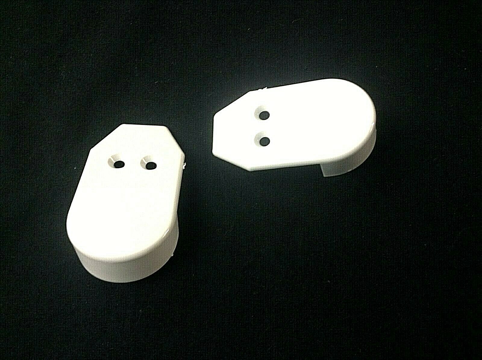 Taco Marine 1-9/16’’ RUB RAIL END CAP F90-0002WN (Pair) White Plastic ...