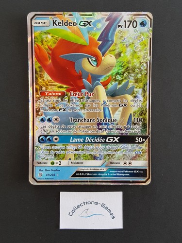 Carte Pokémon Keldeo Gx 47/236 - Ultra - SL Harmonie des Esprits - FR ...
