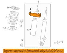 GM OEM Rear Suspension Strut Left 22189459 580 9 for sale online | eBay