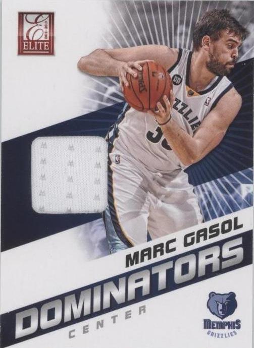 2012-13 Elite - Dominators Materials Marc Gasol #2 (MEM) for sale ...