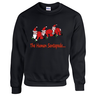 Christmas Jumper 2023, The Human Santapede Novelty/Rude christmas ...