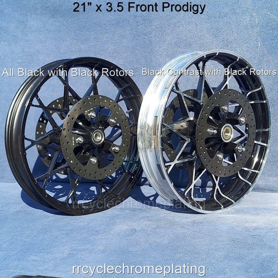 Gloss Black 21" Prodigy Front Wheel 08-24 Road Glide FLTR FLHX Touring ...