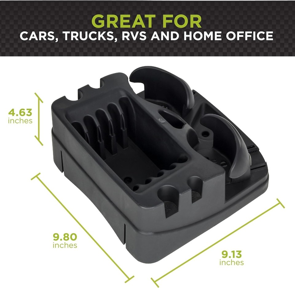 Universal Center Console Cup Holder Floor Drink Storage Organizer Auto ...