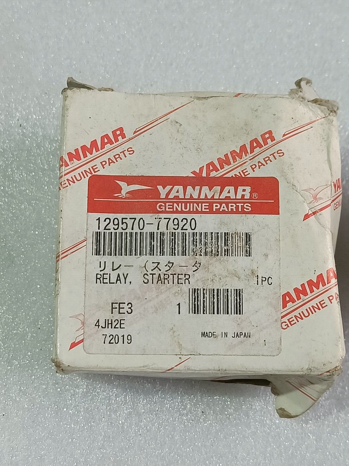 Yanmar Starter Relay 129570-77920 | 12V | Wired | Genuine | Japan